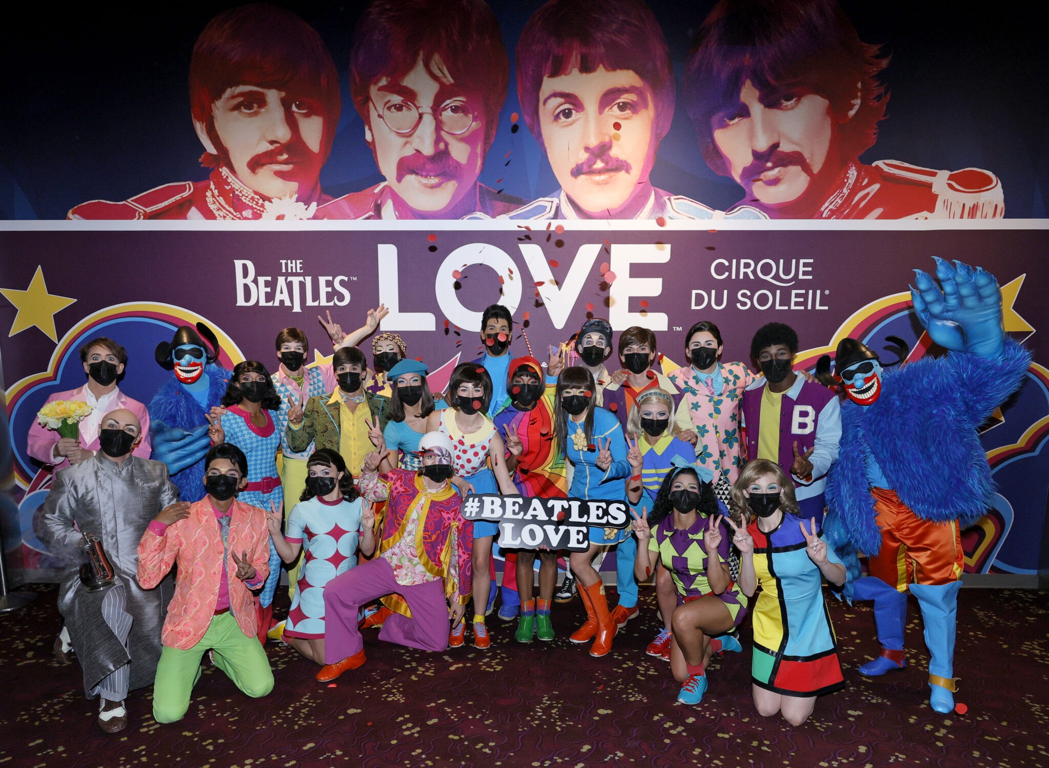 ‘The Beatles LOVE’ By Cirque Du Soleil Returns to The Mirage Hotel ...