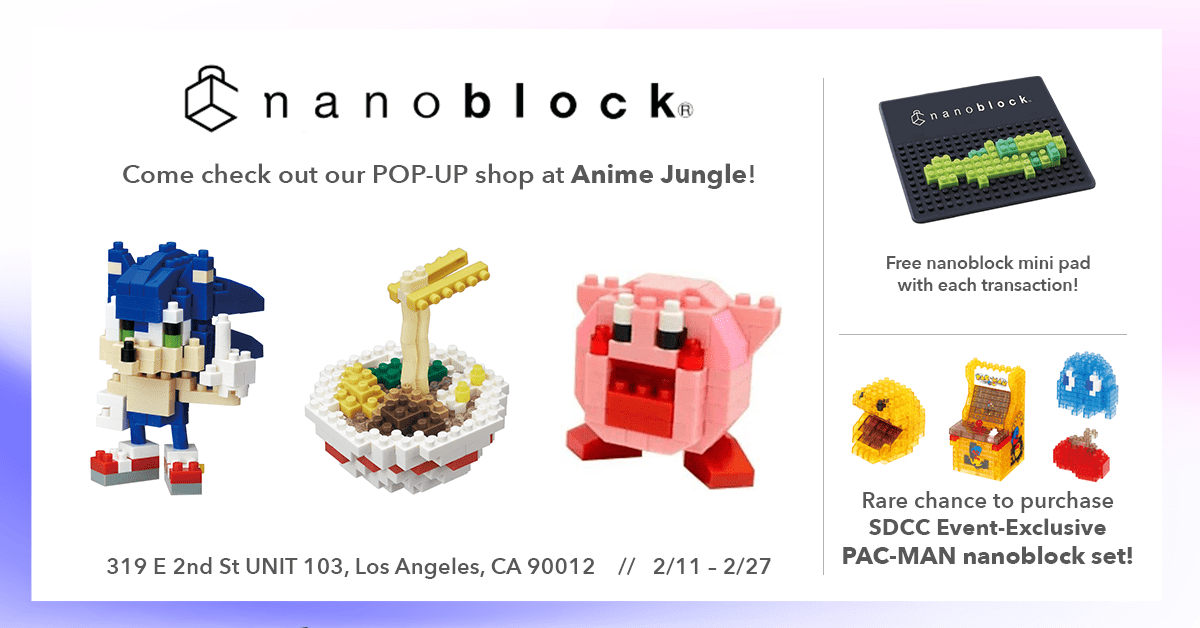 nanoblock Announces Pop-Up Shop in L.A. | Entertainment Rocks