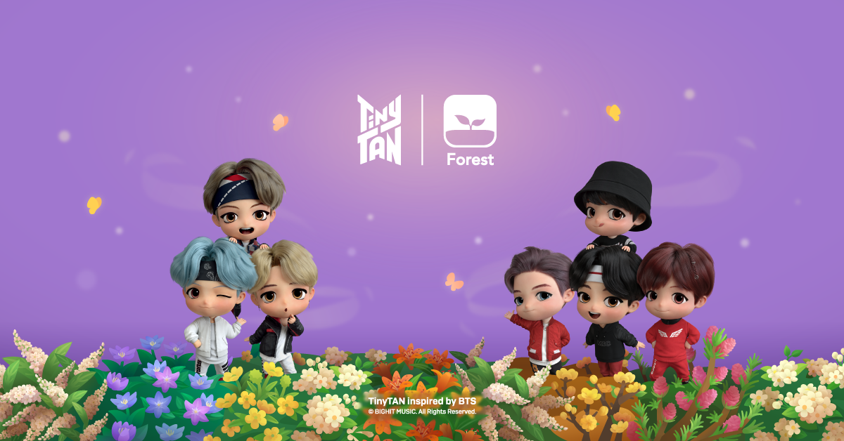 The Forest App and TinyTAN Launch BTS Characters – Entertainment Rocks