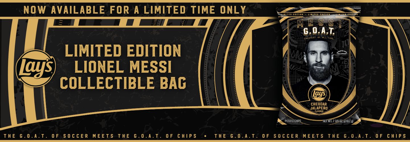 Lionel Messi x LAY's Team Up to Debut Limited-Edition LAY'S® G.O.A.T ...