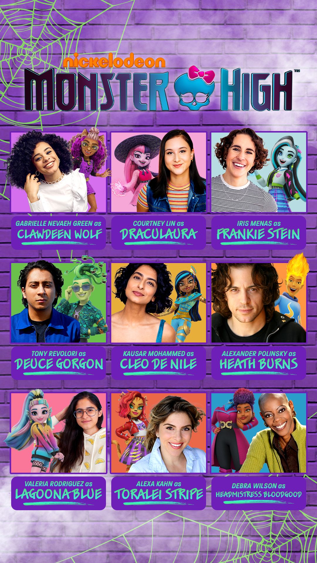 Meet the Voice Cast of Nickelodeon’s ‘Monster High’ Animated Series ...