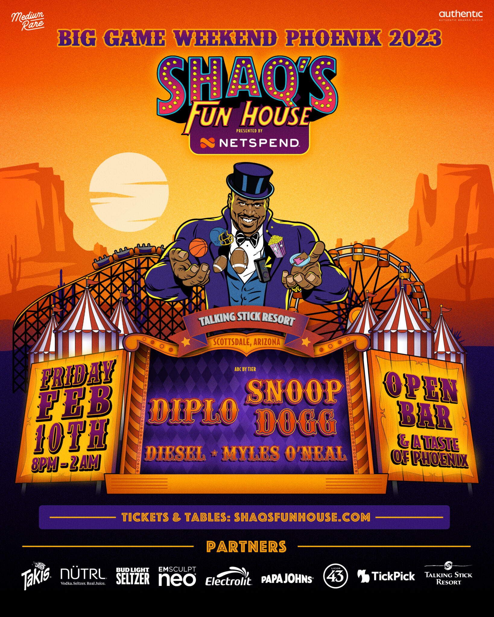 Shaquille O'Neal Announces 'Shaq's Fun House' in Phoenix to Celebrate ...