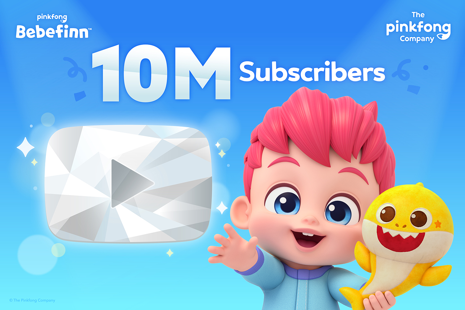 Baby Shark Creator Pinkfong's Bebefinn Surpasses 10 Million YouTube ...