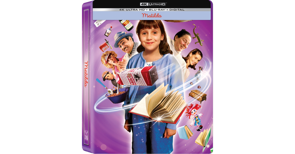‘MATILDA’ arrives on 4K Ultra HD with a Limited-Edition Steelbook and ...
