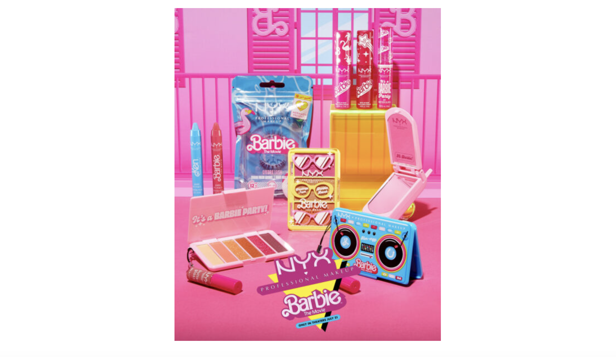 NYX Professional Makeup Launches New Limited-Edition "Barbie™ The Movie ...