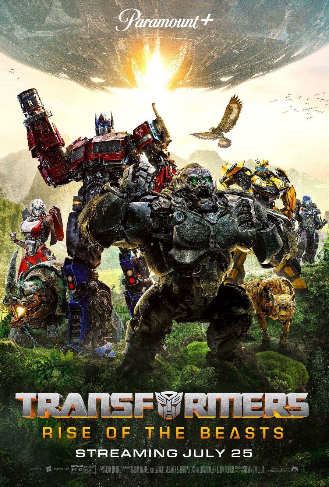 "Transformers: Rise of The Beasts" is coming to Paramount+ on July 25th ...