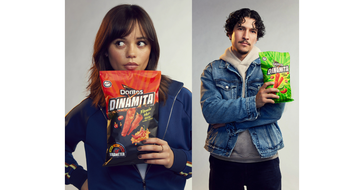 Jenna Ortega and Danny Ramirez star in First-Ever Doritos® Dinamita® In ...