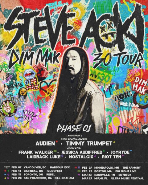 Steve Aoki Announces Dim Mak 30th Anniversary Tour | Entertainment Rocks