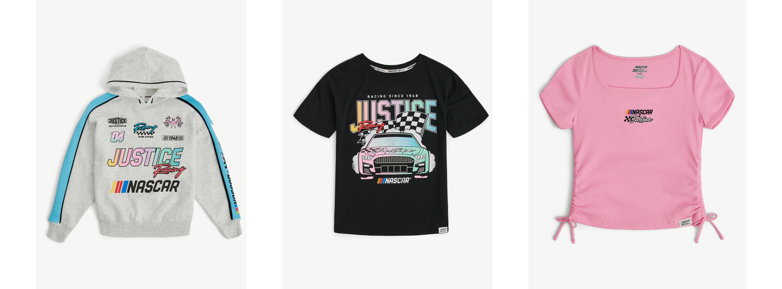 NASCAR x Justice Debuts Sport-Inspired Apparel Collection ...